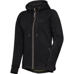 John Doe XTM Damen Hoodie V2.0 schwarz XXL - Motorradbekleidung - Damen Motorradbekleidung - Damen Motorradjacken