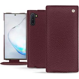 Noreve Lederschutzhülle vertikal (Samsung Galaxy Note 10), Smartphone Hülle, Violett