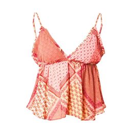 Free People Top Damen Größe L gelb / pink / rot / weiß