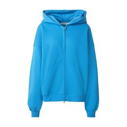 WEEKDAY Zip-Up Hoodie 'Tony' female Blue size M