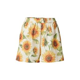 V&eacute;ro Moda VERO MODA Shorts 'VMBIRDIE' Damen Gr&ouml;&szlig;e 40 zitrone / honig / oliv / wei&szlig;