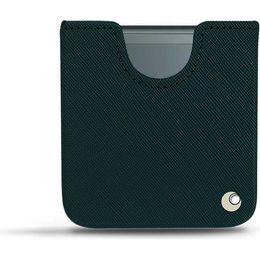 Noreve Lederschutzhülle Samsung Galaxy Z Flip3 (Samsung Galaxy Z Flip3), Smartphone Hülle, Grün
