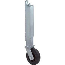 BS Rollen, Möbelrollen, Torrolle Rad-Ø 100 mm Tragfähigkeit 70 kg mit Anschraubplatte Gummi