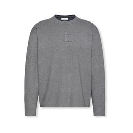 Calvin Klein Jeans Sweater male Grey size XL