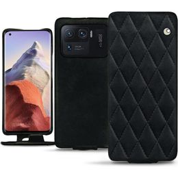 Noreve Lederschutzhülle vertikal (Xiaomi Mi 11 Ultra), Smartphone Hülle, Schwarz