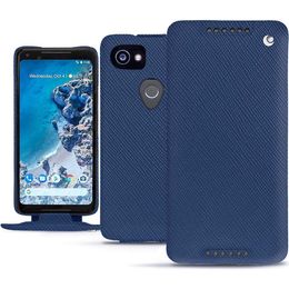 Noreve Lederschutzhülle vertikal (Google Pixel 2 XL), Smartphone Hülle, Blau