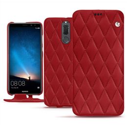 Noreve Lederschutzhülle vertikal (Huawei Mate 10 Lite), Smartphone Hülle, Rot