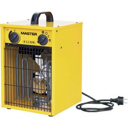 MCS Heizgerät Elektrisches B 3,3 B, Heizlüfter, Gelb, Schwarz