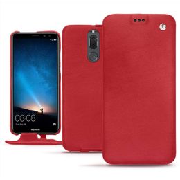Noreve Lederschutzhülle vertikal (Huawei Mate 10 Lite), Smartphone Hülle, Rot