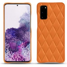 Noreve Lederschutzhülle (Samsung Galaxy S20), Smartphone Hülle, Orange