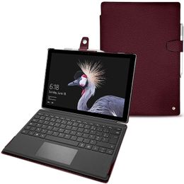 Noreve Lederschutzhülle (Surface Pro (2017)), Tablet Hülle, Violett