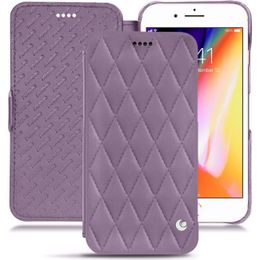 Noreve Lederschutzhülle horizontal (Apple iPhone 8 Plus), Smartphone Hülle, Violett