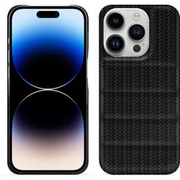 Noreve Lederschutzhülle (Apple iPhone 15 Pro), Smartphone Hülle, Schwarz