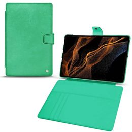 Noreve Lederschutzhülle Wallet (Galaxy Tab S8+), Tablet Hülle, Grün