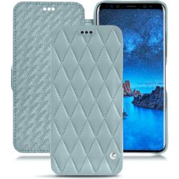 Noreve Lederschutzhülle horizontal (Samsung Galaxy S9), Smartphone Hülle, Blau