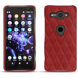 Noreve Lederschutzhülle (Sony Xperia XZ2 Compact), Smartphone Hülle, Rot