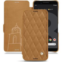 Noreve Lederschutzhülle horizontal (Google Pixel 3), Smartphone Hülle, Braun