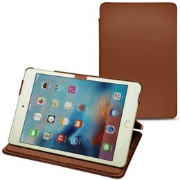 Noreve Lederschutzhülle horizontal (IPad Mini 4), Tablet Hülle, Braun