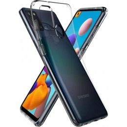 Screenguard Samsung Galaxy A21s Flexible TPU Clear Case (Samsung Galaxy A21s), Smartphone Hülle, Transparent