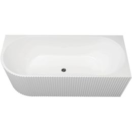 Badewanne Sanotechnik "BALI RECHTS", weiß, B:80cm H:56cm L:170cm, Acryl, Badewannen, 170x80x56 cm, Acryl