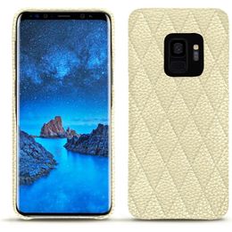 Noreve Lederschutzhülle (Samsung Galaxy S9), Smartphone Hülle, Weiss