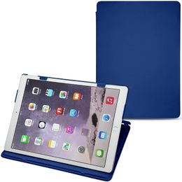Noreve Lederschutzhülle horizontal (iPad Pro 12.9), Tablet Hülle, Blau