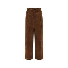 Pepe Jeans Pleat-Front Pants 'DANNA' female Brown size M