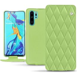 Noreve Lederschutzhülle vertikal (Huawei P30 Pro), Smartphone Hülle, Grün
