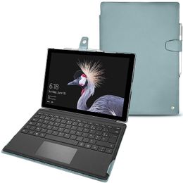 Noreve Lederschutzhülle (Surface Pro (2017)), Tablet Hülle, Blau