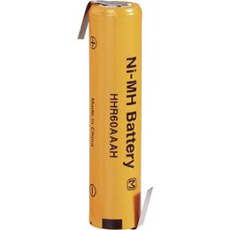 Panasonic Spezial-Akku Micro (AAA) Z-Löt (1 Stk., AAA, 500 mAh), Batterien + Akkus