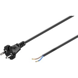 goobay Universal Staubsauger-Anschlusskabel 10 m, Schwarz (10 m), Stromkabel