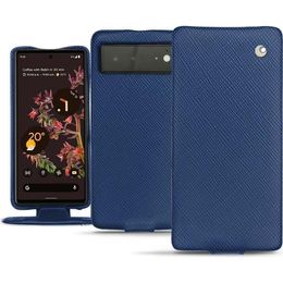 Noreve Lederschutzhülle vertikal (Google Pixel 6), Smartphone Hülle, Blau