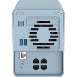 QNAP QMiro-201W, WiFi Mesh, Tri-band home, SD-WAN, router, Router, Blau