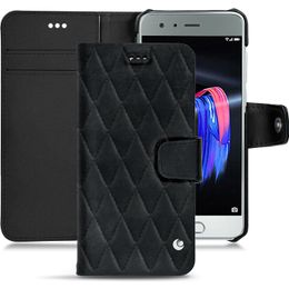 Noreve Lederschutzhülle Wallet (Honor 9), Smartphone Hülle, Schwarz