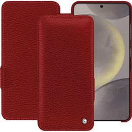 Noreve Lederschutzhülle horizontal (Samsung Galaxy S24), Smartphone Hülle, Rot