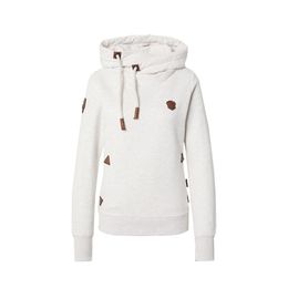 Naketano Sweatshirt Damen Gr&ouml;&szlig;e XXL wei&szlig;meliert