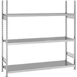 Schäfer Shop Weitspannregal WR 3000, Grundfeld, Tiefe wahlweise 500 mm, Höhe 2278 mm, Feldweite 2570 mm