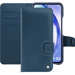 Noreve Lederschutzhülle Samsung Galaxy A54 (Samsung Galaxy A54 5G), Smartphone Hülle, Blau