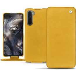 Noreve Lederschutzhülle vertikal (OnePlus Nord), Smartphone Hülle, Orange