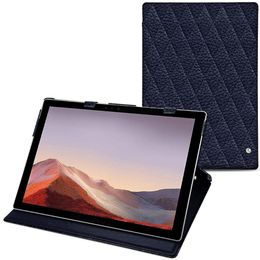Noreve Lederschutzhülle vertikal (Microsoft Surface Pro 7), Tablet Hülle, Violett