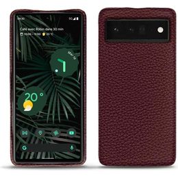 Noreve Lederschutzhülle (Google Pixel 6 Pro), Smartphone Hülle, Violett