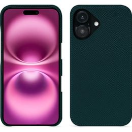 Noreve Lederschutzhülle (Apple iPhone 16 Plus), Smartphone Hülle, Grün