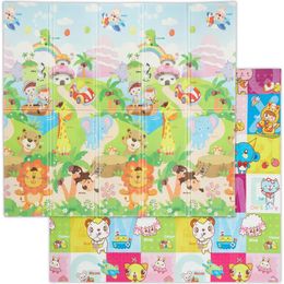 Relaxdays, Spielteppich + Spielmatte, Spielmatte (195 x 175 x 1.5 cm)