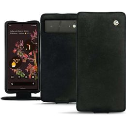 Noreve Lederschutzhülle vertikal (Google Pixel 6), Smartphone Hülle, Schwarz
