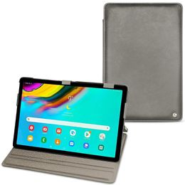 Noreve Lederschutzhülle horizontal (Galaxy Tab S5e), Tablet Hülle, Grau