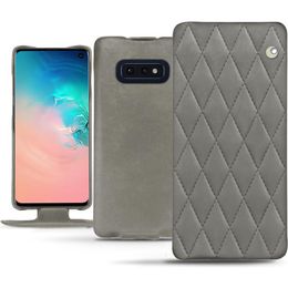 Noreve Lederschutzhülle vertikal (Samsung Galaxy S10e), Smartphone Hülle, Grau