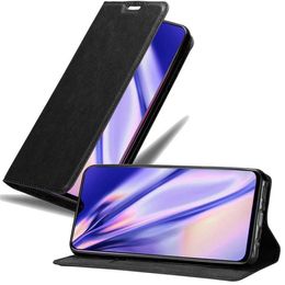 Cadorabo Book Invisible Magnet Cover (Oppo R17), Smartphone Hülle, Schwarz