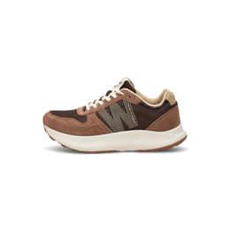 Woden Sneaker 'Mathilde' Damen Gr&ouml;&szlig;e 41 beige / kastanienbraun / dunkelbraun