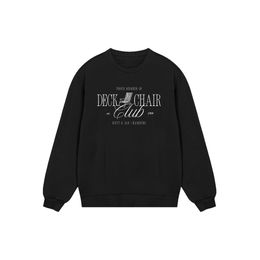 F4NT4STIC Sweatshirt 'Deck Chair Club Knut und Jan' male Black size XXL