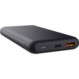 Trust REDOH 10.000 POWERBANK BLACK (10000 mAh, 18 W, 37 Wh), Powerbank, Schwarz